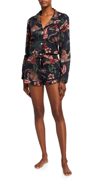 Desmond & Dempsey - Soleia Signature Cotton Pajama Set