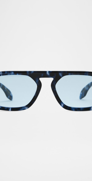 Elisa Johnson - Jane Mini Acetate Aviator Sunglasses