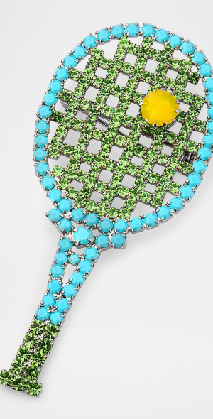 Elizabeth Cole - Mini Racquet Pin