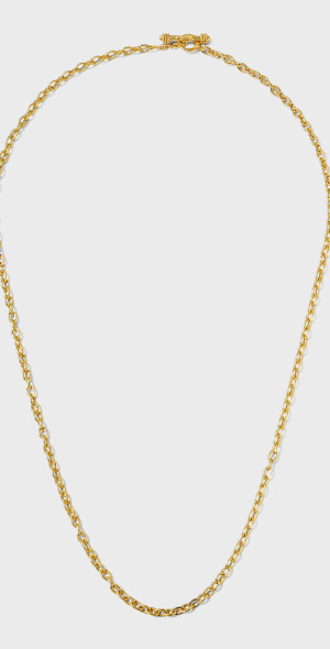 Elizabeth Locke - Orvieto Chain Necklace, 35"L