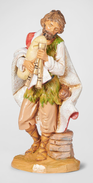 Fontanini - 7.5" Scale Josiah, Bagpiper Nativity Figure