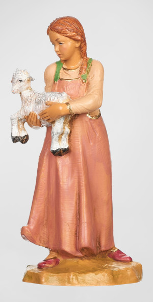 Fontanini - Sarah With Baby Goat Nativity Figure