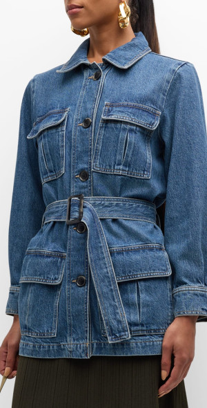 FRAME - Denim Safari Jacket