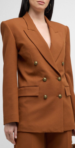 FRAME - Double-Breasted Slim Blazer