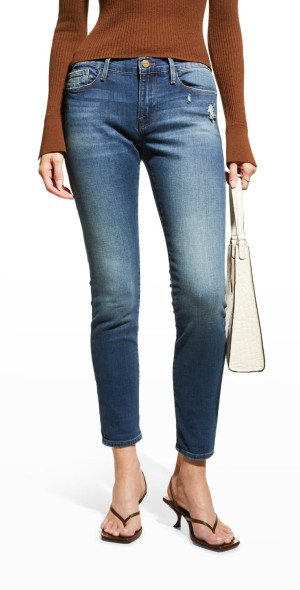 FRAME - Le Garcon Classic Boyfriend Cropped Jeans