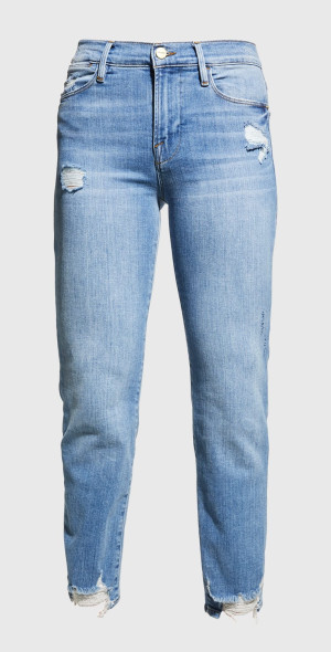 FRAME - Le High Straight Ankle Jeans
