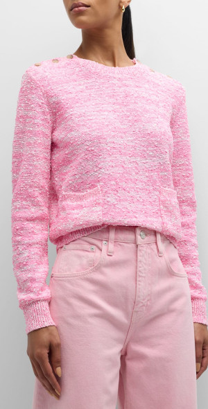 FRAME - Textured Patch Pocket Sweater