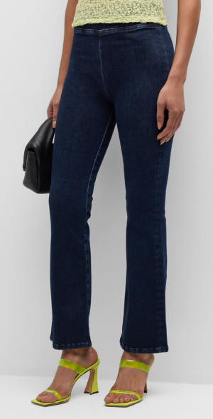 FRAME - The Jet Set Crop Mini Bootcut Jeans