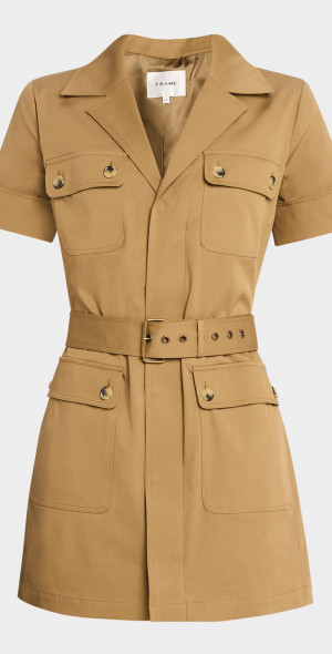FRAME - The Safari Mini Dress