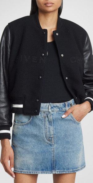 Givenchy - 4G Logo Regular Fit Varsity Jacket