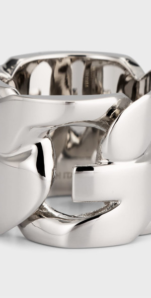 Givenchy - Men's ID Logo G Chain Ring