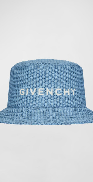 Givenchy - Woven Raffia Bucket Hat
