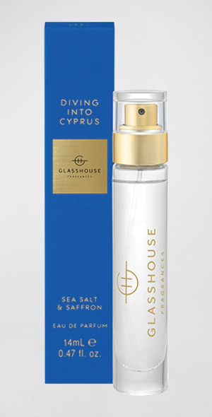 GLASSHOUSE FRAGRANCES - Diving Into Cyprus Eau de Parfum, 0.47 oz.