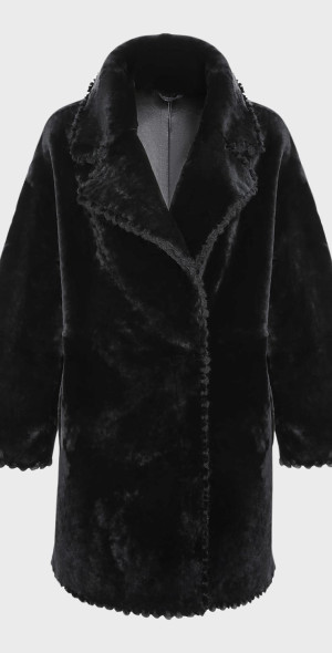 Gorski - Reversible Lamb Shearling Jacket With Embroidered Trim