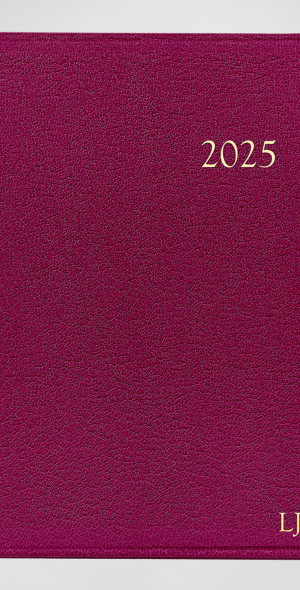 Graphic Image - 2025 Leather Notebook, Personalized