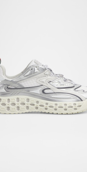 Gucci - Men's cub3d Metallic Demetra and Mesh Runner Sneakers