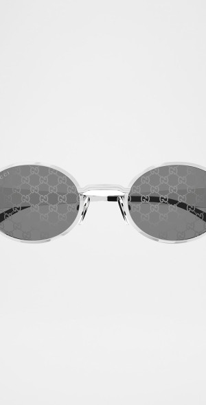 Gucci - Monogram Round Sunglasses