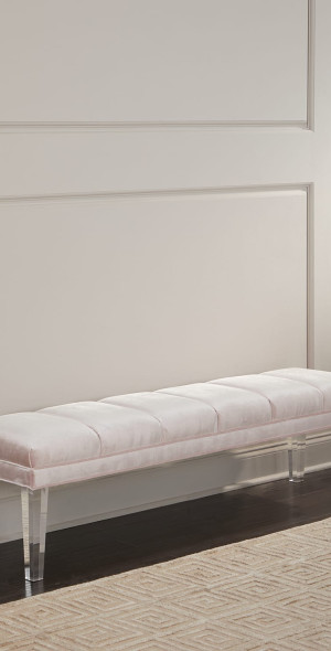 Haute House - Becky Channel Tufted Bench
