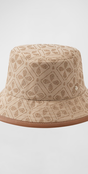 Helen Kaminski - Nova All-Over Seed Logo Recycled Polyester Bucket Hat
