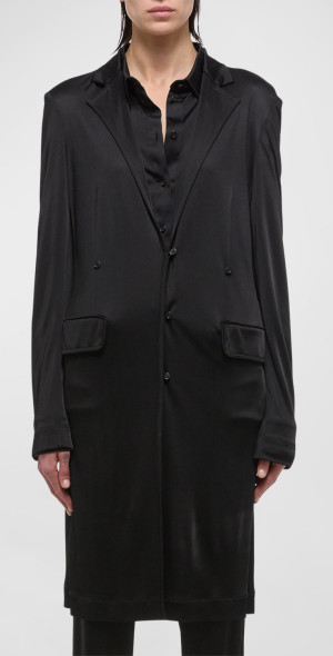 Helmut Lang - Long Fluid Jacket
