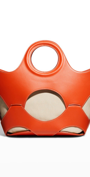 HEREU - Onada Cutout Leather Tote Bag