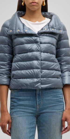 Herno - Iconico Piumino Sofia Water-Resistant Nylon Ultralight Puffer Jacket