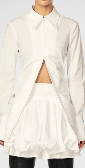 INTERIOR - The Freddy Collared Zip-Up Top