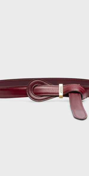 Isabel Marant - Brindi Pull-Through Leather & Brass Belt