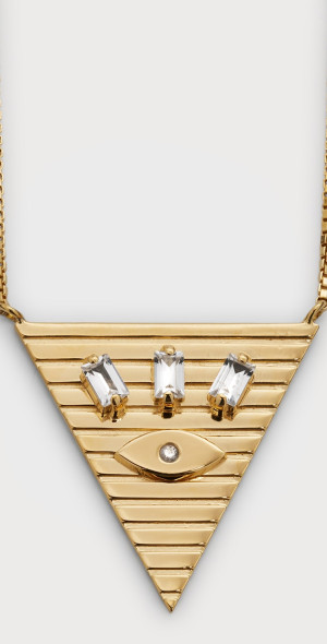 Jennifer Zeuner - Annika Triangular Pendant Necklace