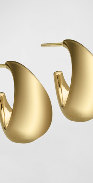 Jennifer Zeuner - Shira Gold-Plated Earrings
