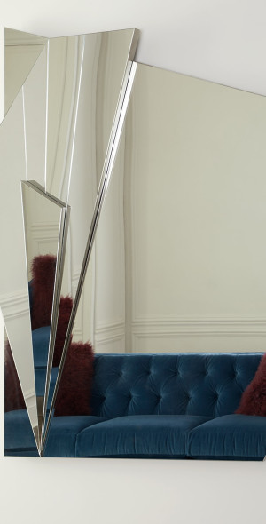 John-Richard Collection - Origami 62" Wall Mirror