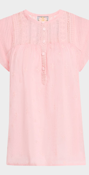 Johnny Was - Tunara Embroidered Georgette Blouse