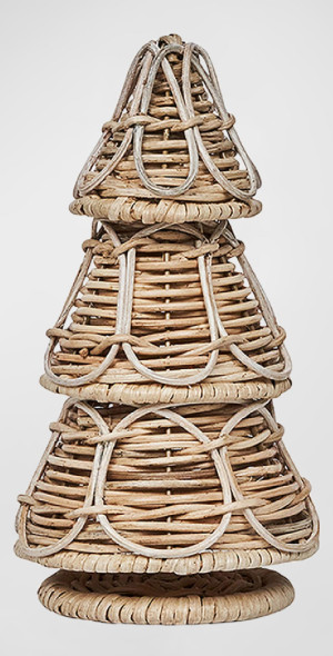 Juliska - Provence Rattan Whitewash 10-Inch Tree