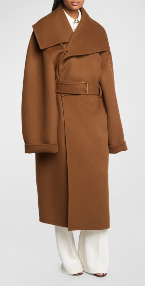 JW Anderson - Belted WoolvWrap Coat