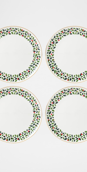 kate spade new york - evergreen 4-piece dinner plate set