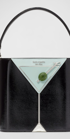 kate spade new york - shaken not stirred martini embellished top-handle bag