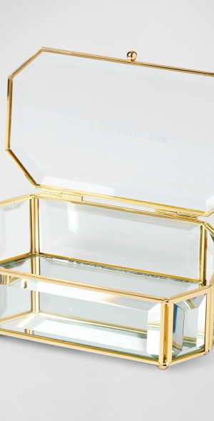 kate spade new york - Treasured Glass Jewelry Box