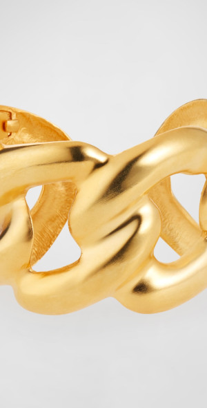 Kenneth Jay Lane - Link Hinged Cuff