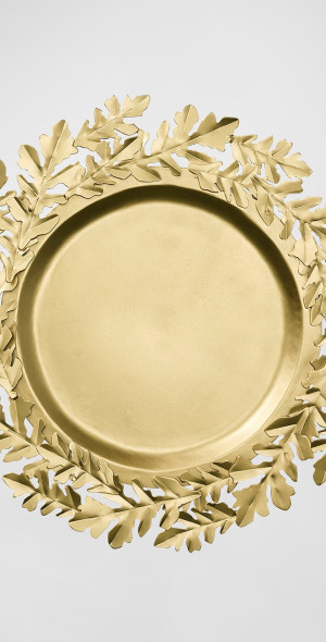 Kim Seybert - Gilded Leaves Charger