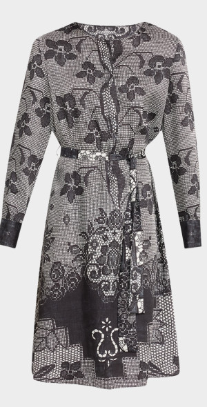 Kobi Halperin - Michelle Floral Lace-Print Dress
