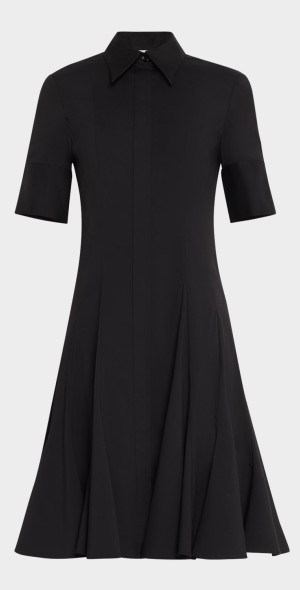 Lafayette 148 New York - Elbow-Sleeve Godet Shirtdress