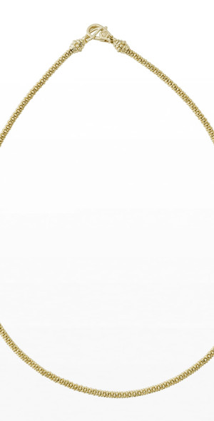 LAGOS - 18K Gold Caviar Rope Necklace, 18"L