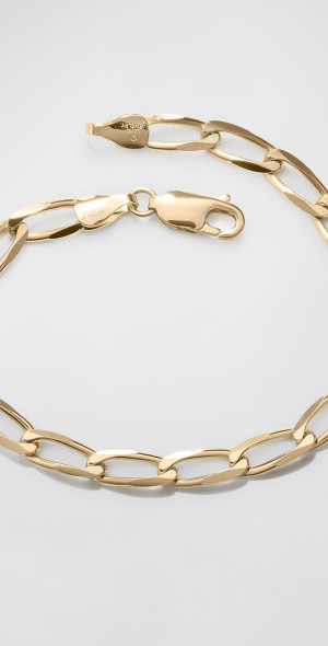 LANA - 14K Yellow Gold Biography Chain-Link Bracelet