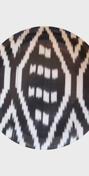 Les Ottomans - Ikat Porcelain Dinner Plate, Set of 4