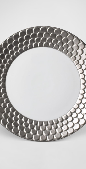 L'Objet - Aegean Platinum-Plated Dinner Plate