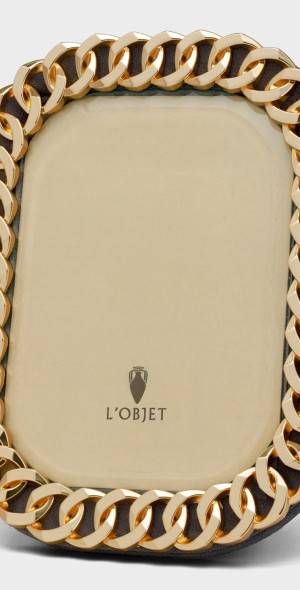 L'Objet - Gold Cuban Link Frame, 4" x 6"