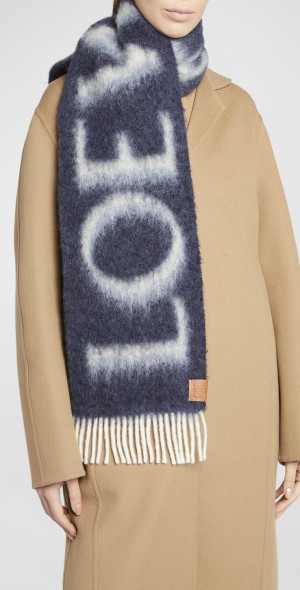 Loewe - Logo Wool & Mohair Scarf
