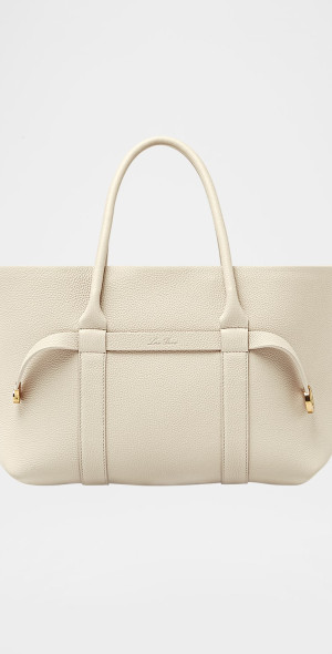 Loro Piana - Ghiera Small Leather Shopper Tote Bag