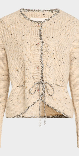 LOVE THE LABEL - Victorian Wool-Blend Cardigan