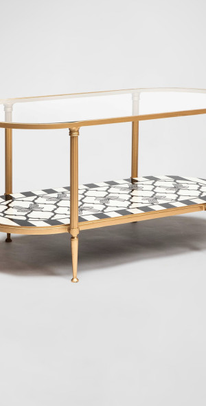 MacKenzie-Childs - Pretty As a Bow Coffee Table